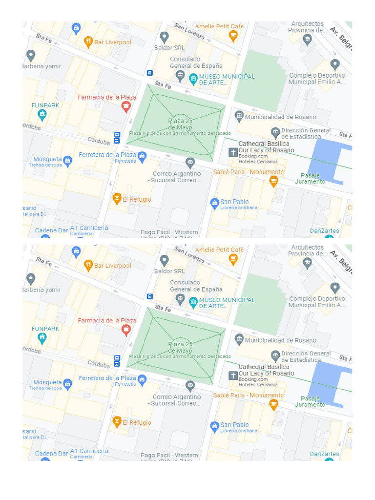 Mapa Plaza 25 de Mayo | PDF