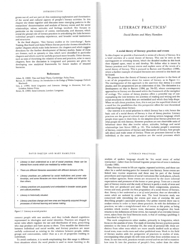 Barton and Hamilton-1 | PDF
