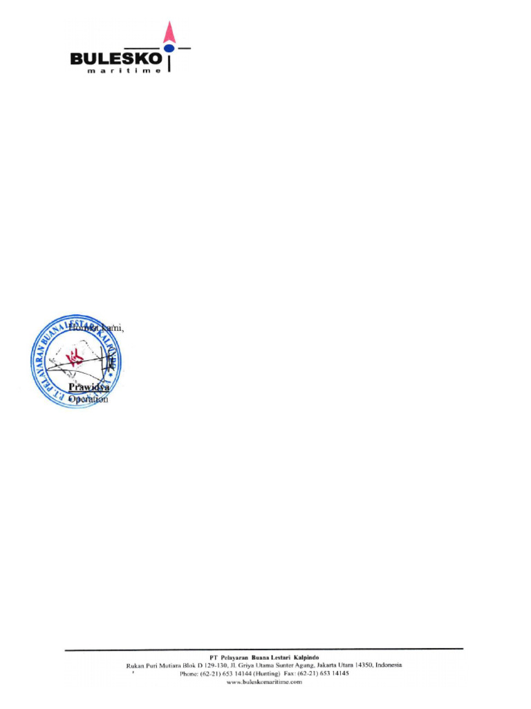 Penawaran Speed Boat | PDF