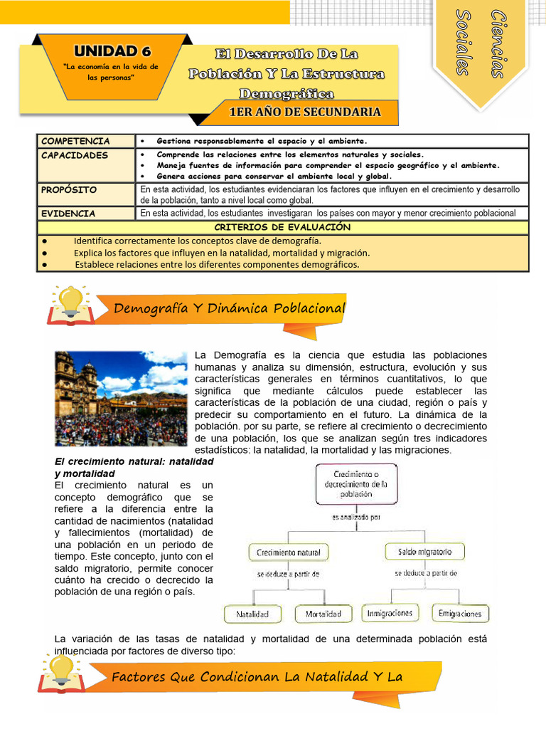 Ficha de Actividad CCSS 1° - Semana 2 | PDF