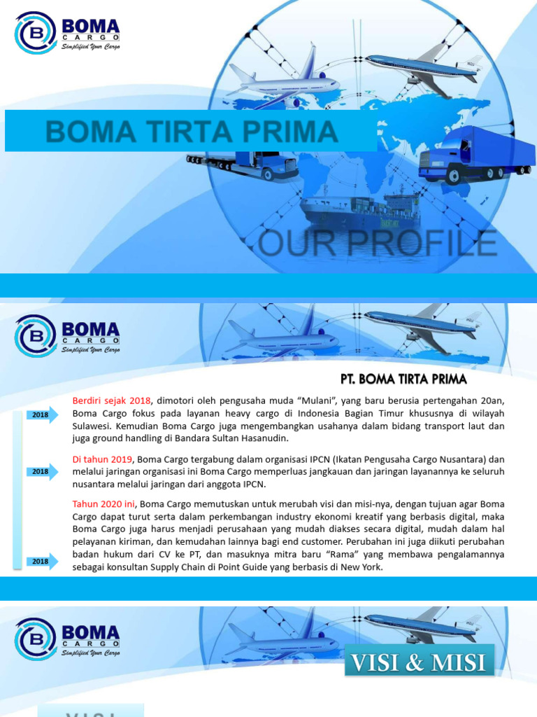 COMPANY PROFILE BOMA | PDF