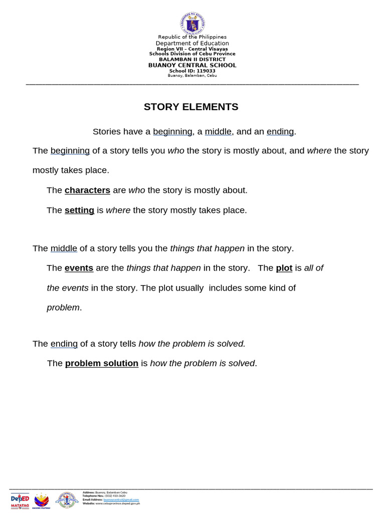 5. Story Elements | PDF