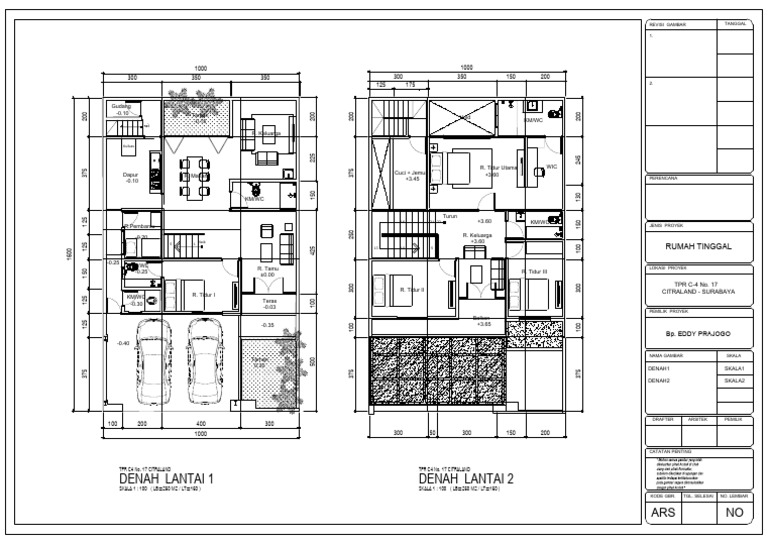 Layout Denah-Rev4 Model | PDF