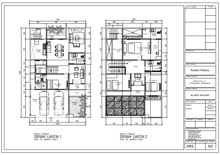 layout denah-Rev5 Model | PDF