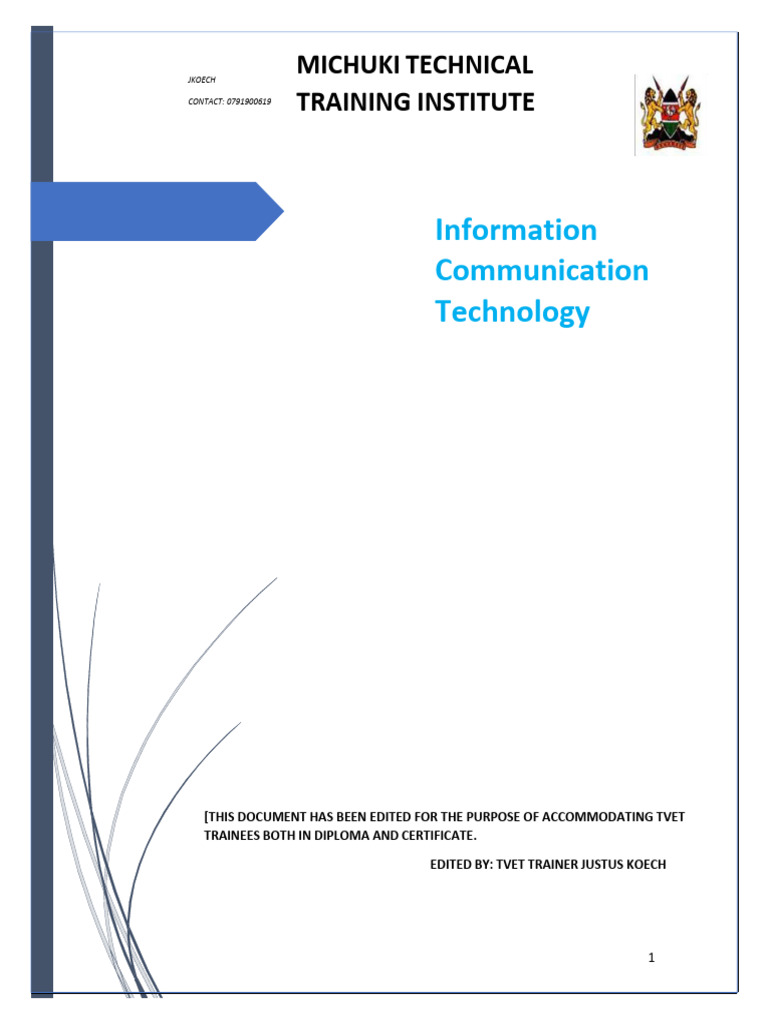 Ict Notes Refined | PDF | Floppy Disk | Technology & Engineering