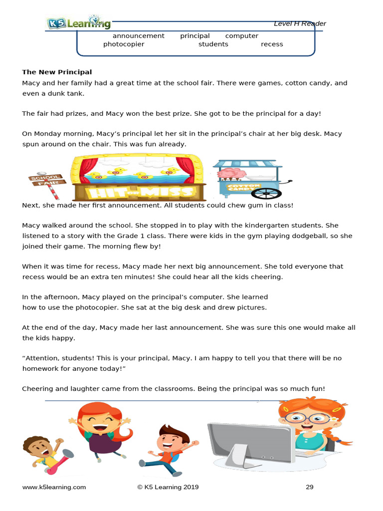 Level h Childrens Story | PDF