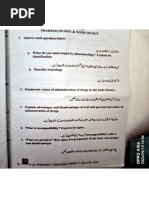 ALL PAST PAPERS Pharmacy Technician Final | PDF