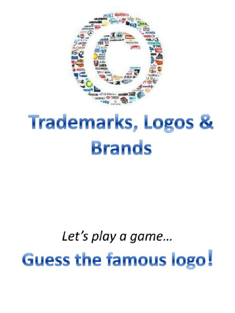 Trademark and Logos, Brand | PDF