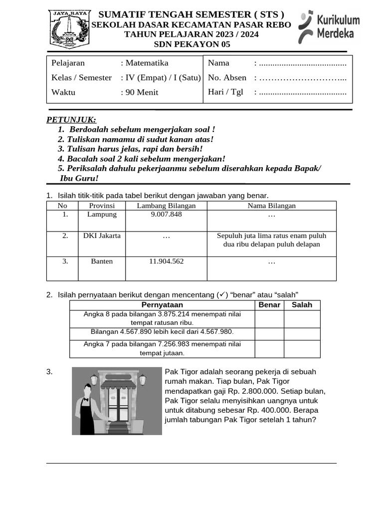 STS Kls.4 PLBJ, B.Indo, Seni | PDF