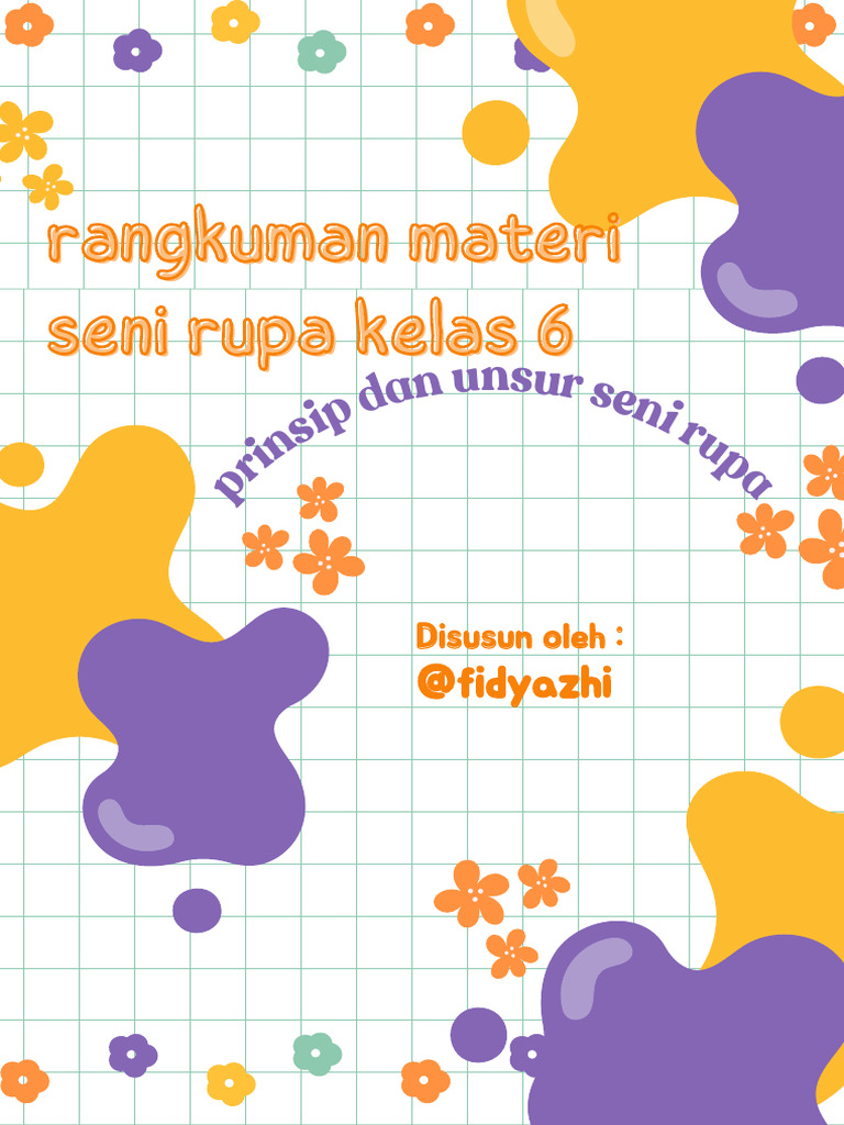 Rangkuman Materi Seni Rupa Prinsip Dan Unsur Seni Rupa Pdf Pdf