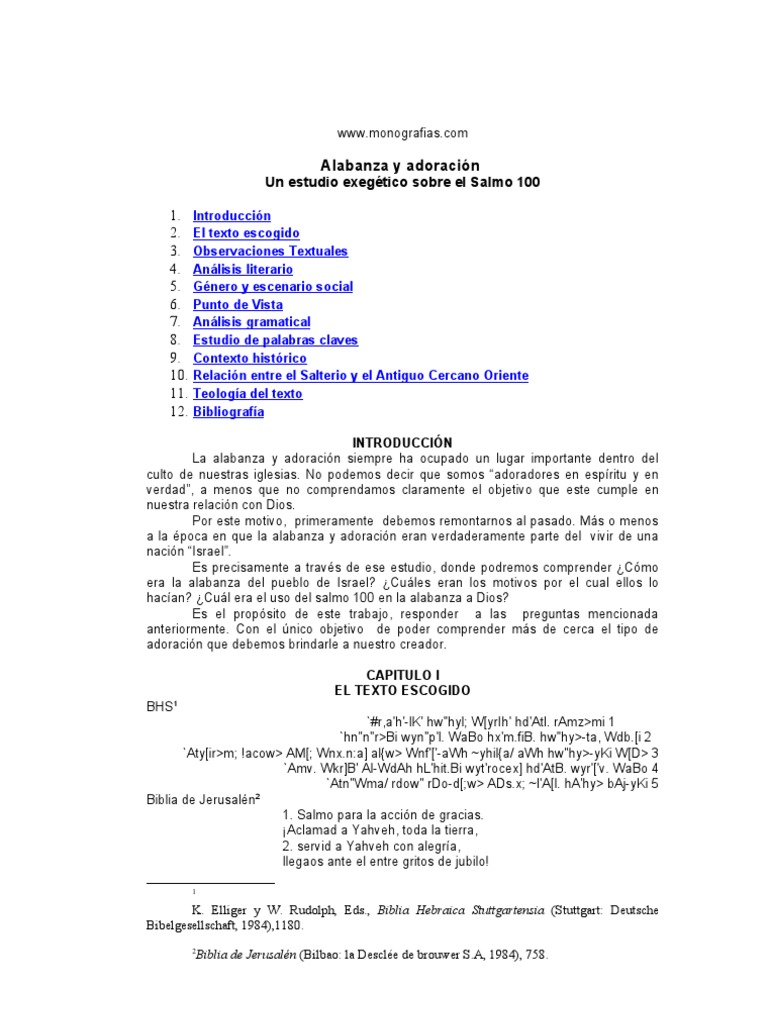 Exeges | PDF | Salmos | Septuaginta