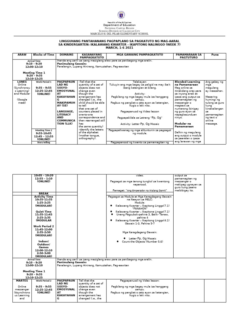Dela Cruz-Whlp-Q2-Week-7 | PDF | Orthography | Linguistics