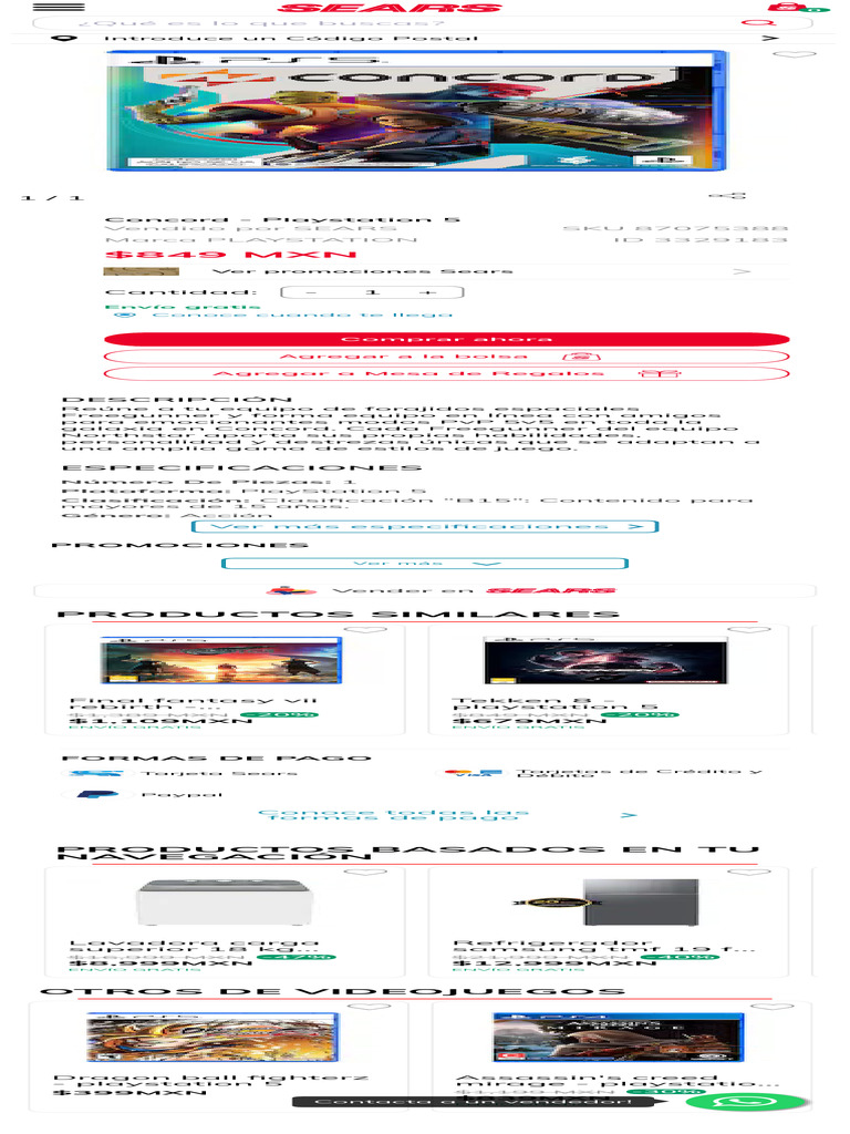 Concord - Playstation 5 | PDF