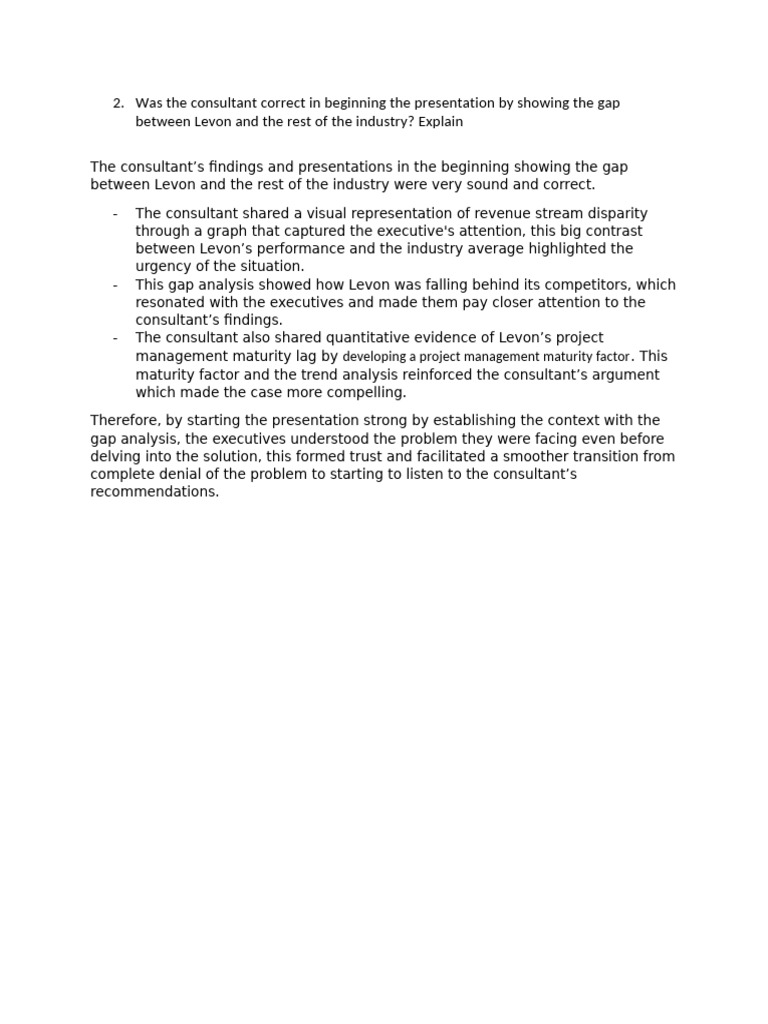 Case Study-1 PMO | PDF