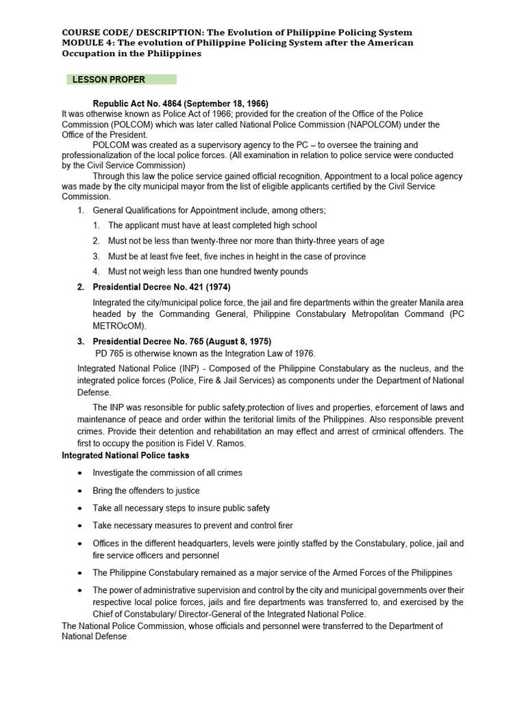 MODULE 4 Lesson Proper 1 | PDF