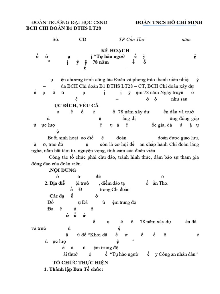 KH Sinh Hoat Chinh Tri | PDF