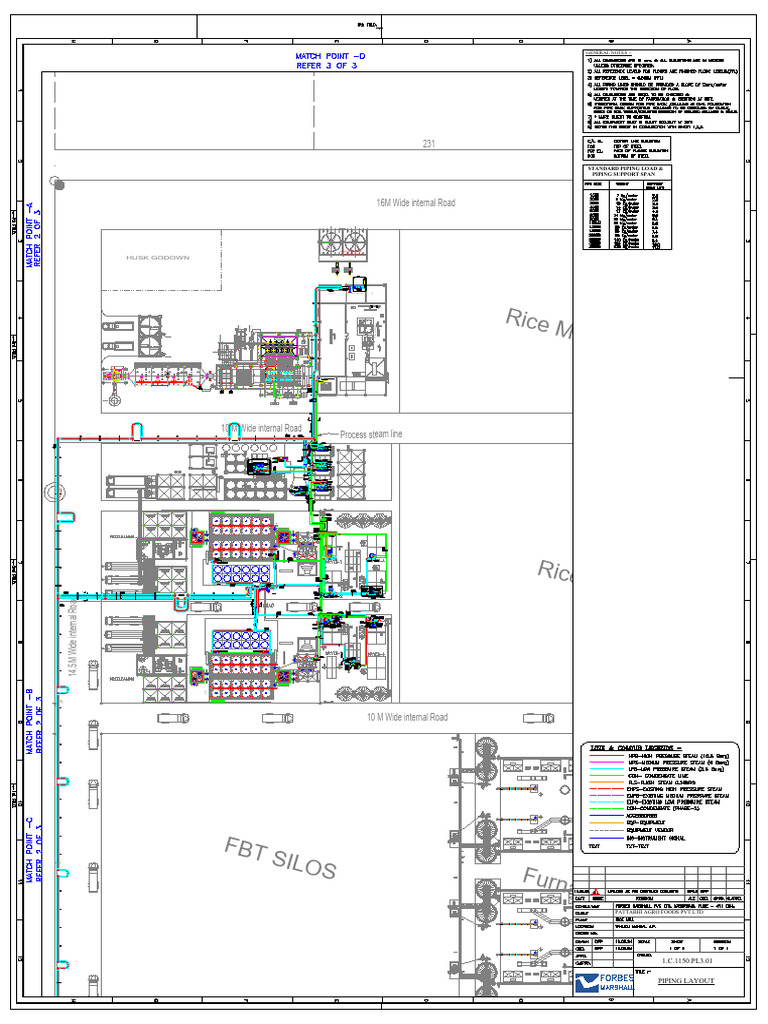 1.c.1150.Pl3.01 - R1-Piping Layout-Sht 1 of 3 | PDF
