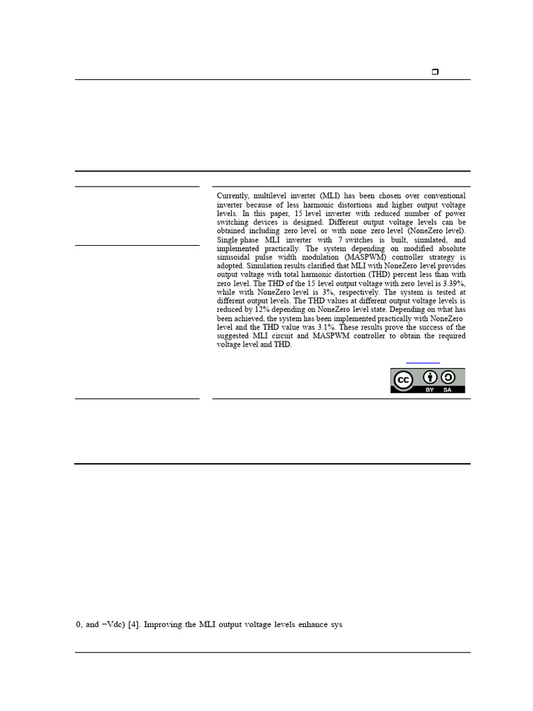 Design and Implementation of Reduced Number of Switches For New ...
