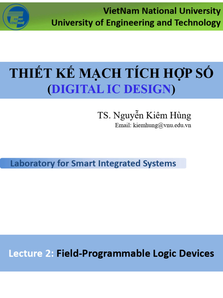 Lecture2 FPGA Technology | PDF