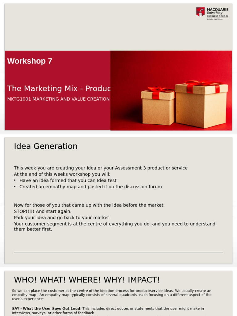 Week 7 Workshop Updated | PDF