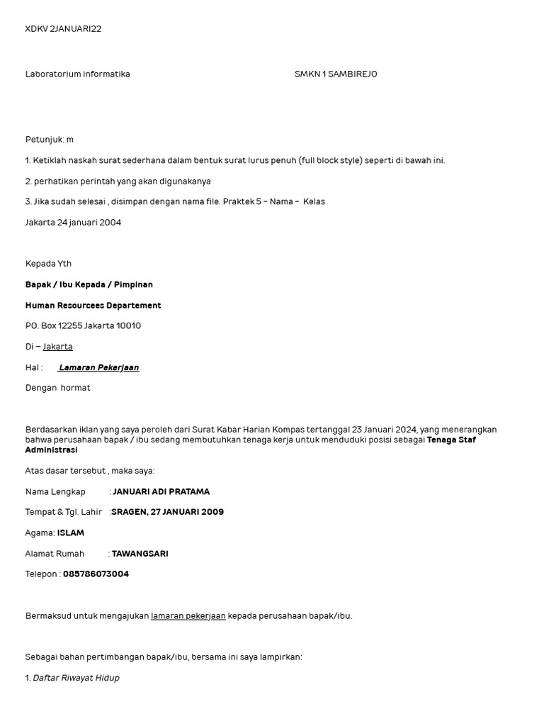 Tugas Informatika 2 | PDF