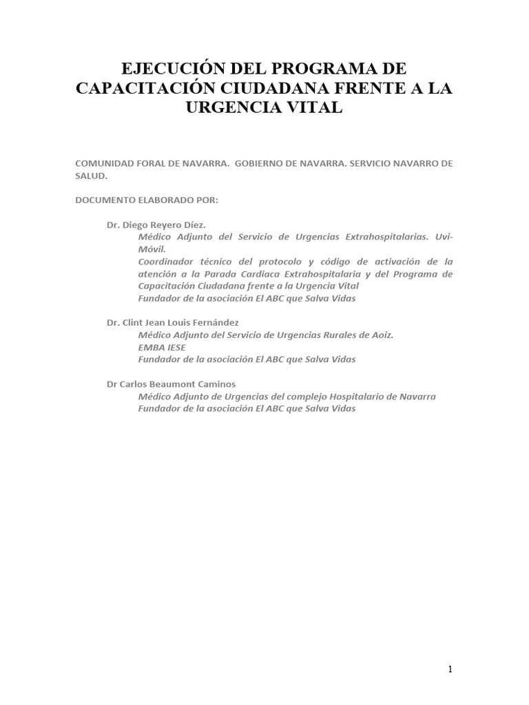 Ejecucion Programa de Capacitacion Ciudadana | PDF