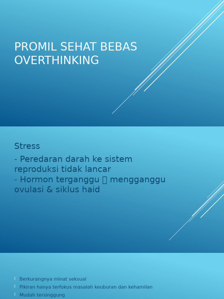 Promil Sehat Bebas Overthinking | PDF