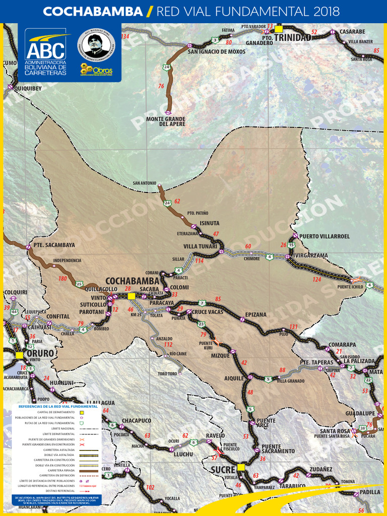 Mapa Cochabamba 2018 | PDF