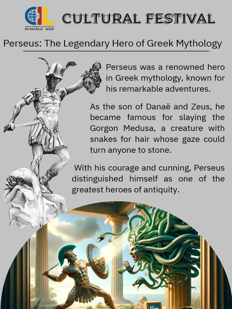 Cultural Festival: Perseus: The Legendary Hero of Greek Mythology | PDF