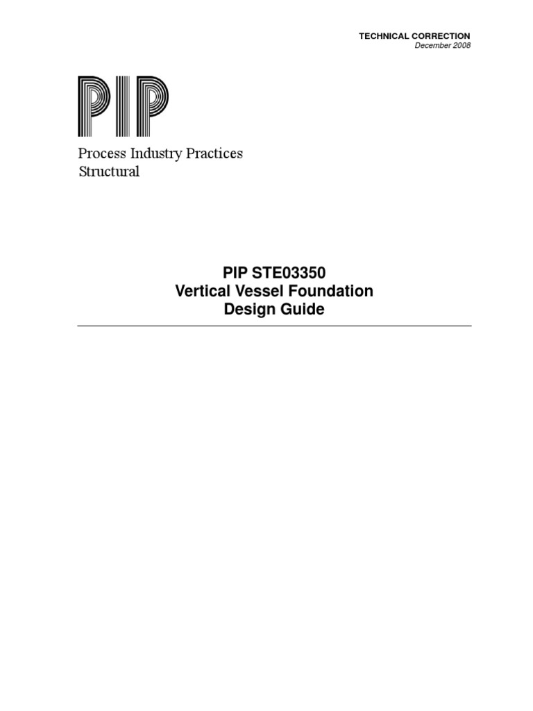 Process Industry Practices For Vertical Vessels | PDF | Strength Of ...