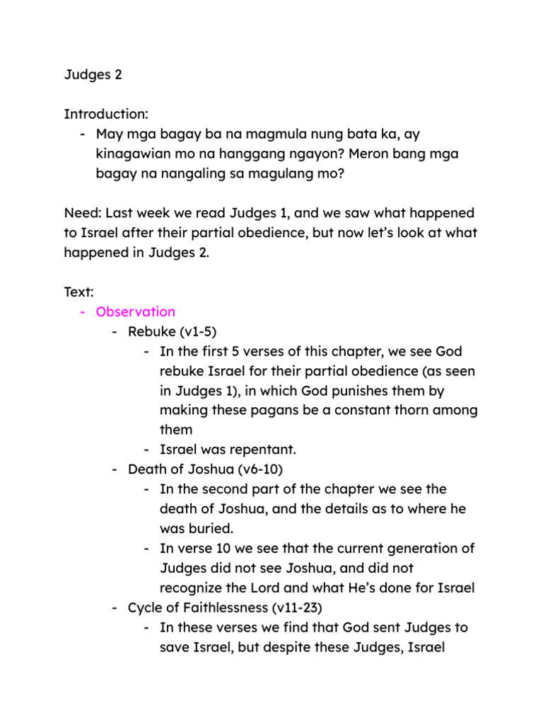 Judges 2 | PDF