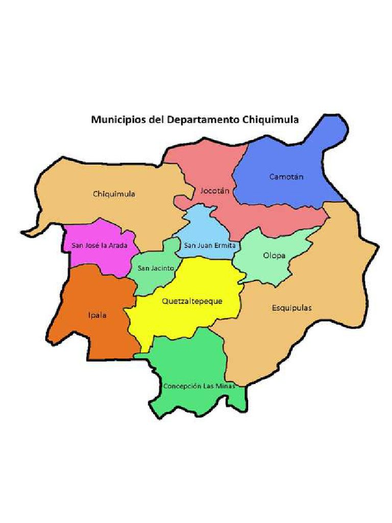 550px-Chiquimula Departamento Mapa | PDF