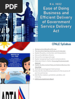 RA 11032: Streamlining Government Services | PDF | Complaint | Fine ...