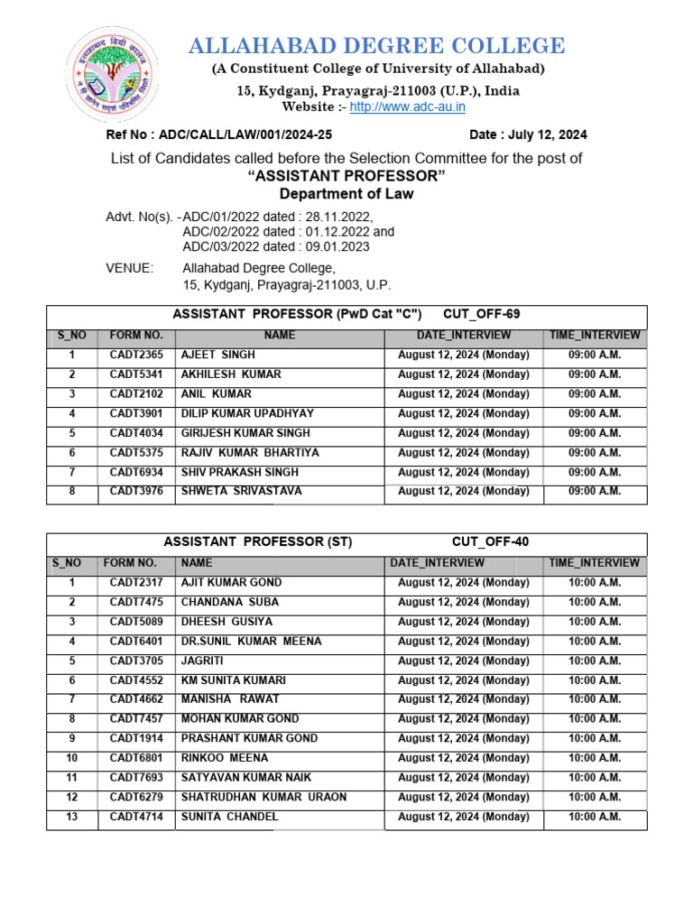 Weblist-LAW_12.07.2024 | PDF