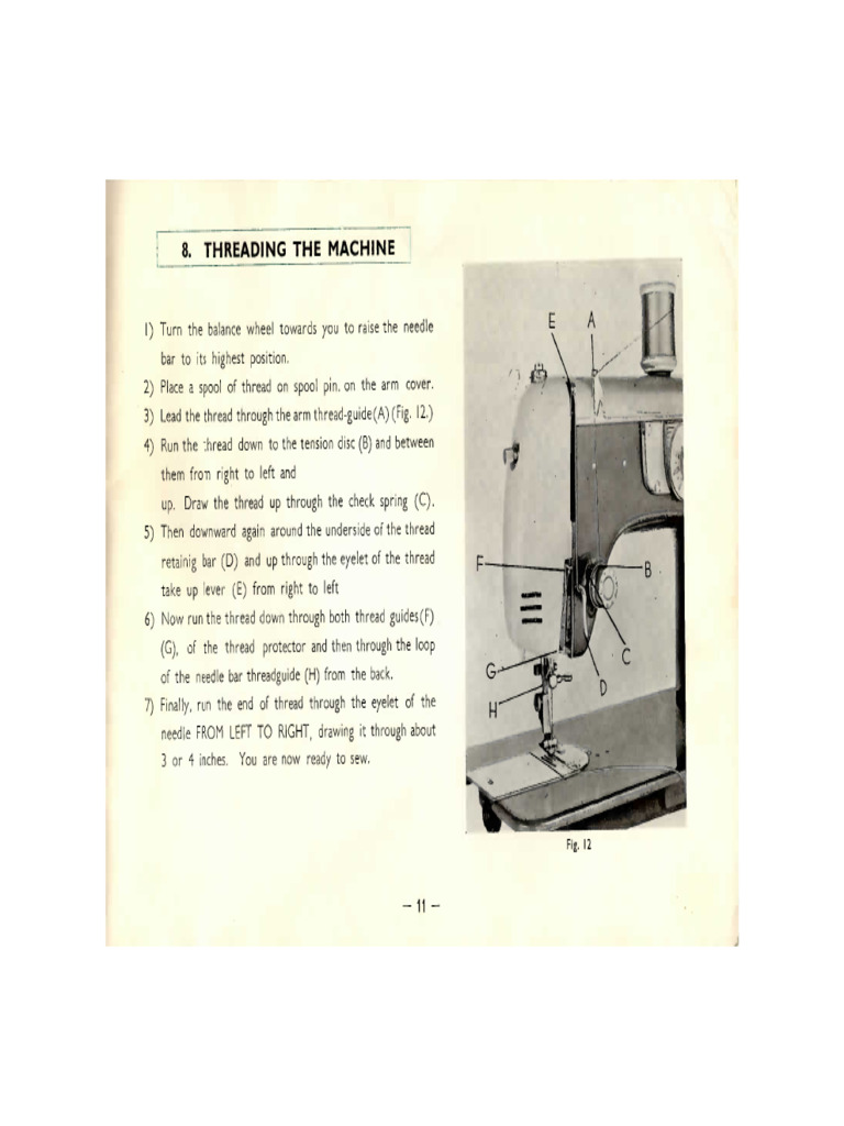 Ambassador Threading Diagram | PDF | Teaching Methods & Materials