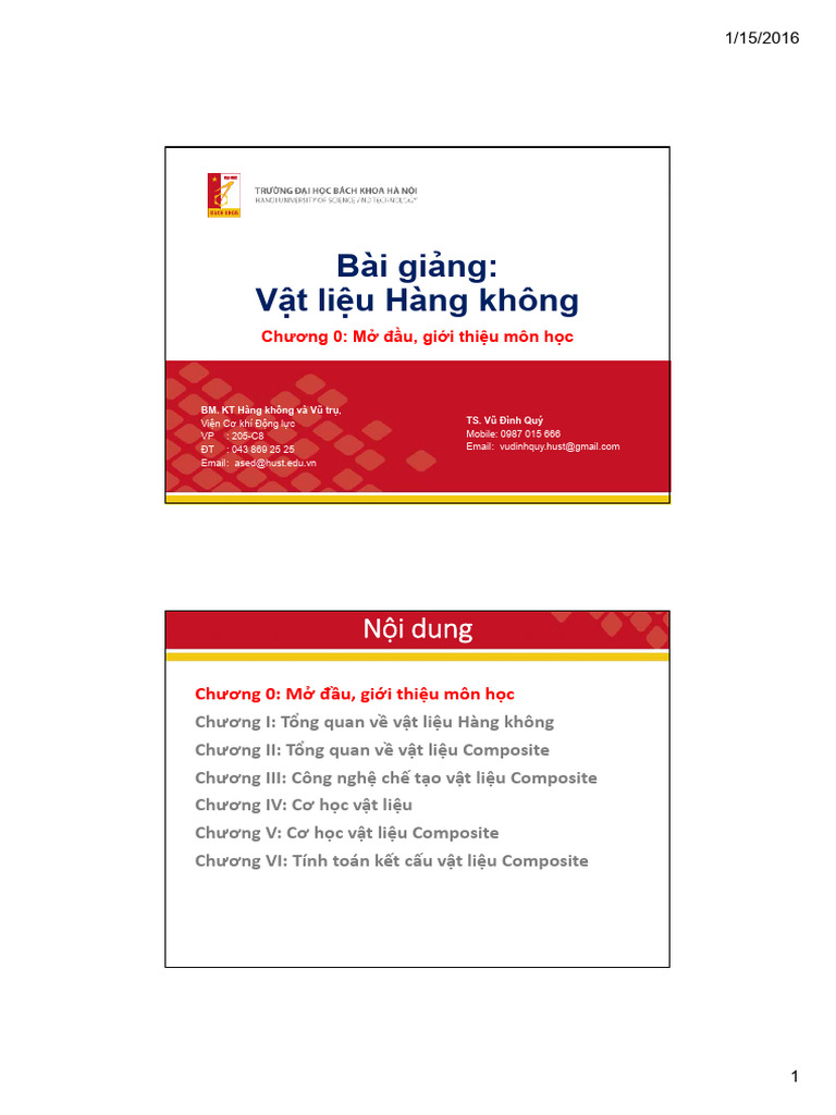 Bai Giang VLHK - Full | PDF