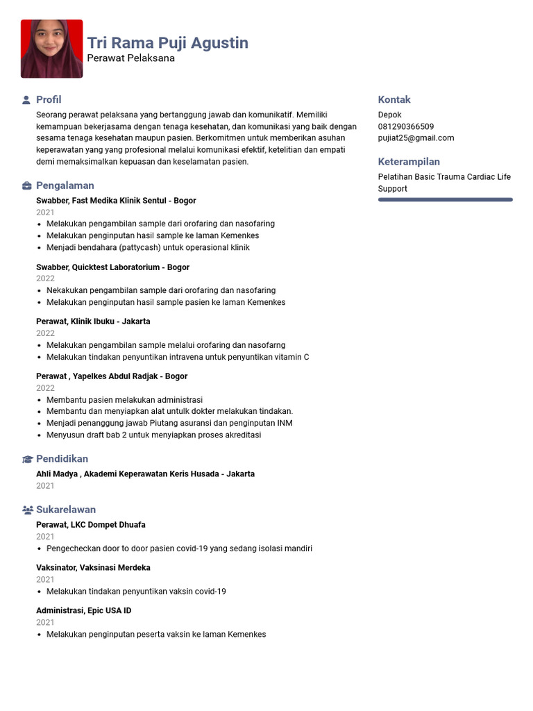 Cv-Tri Rama Puji Agustin | PDF