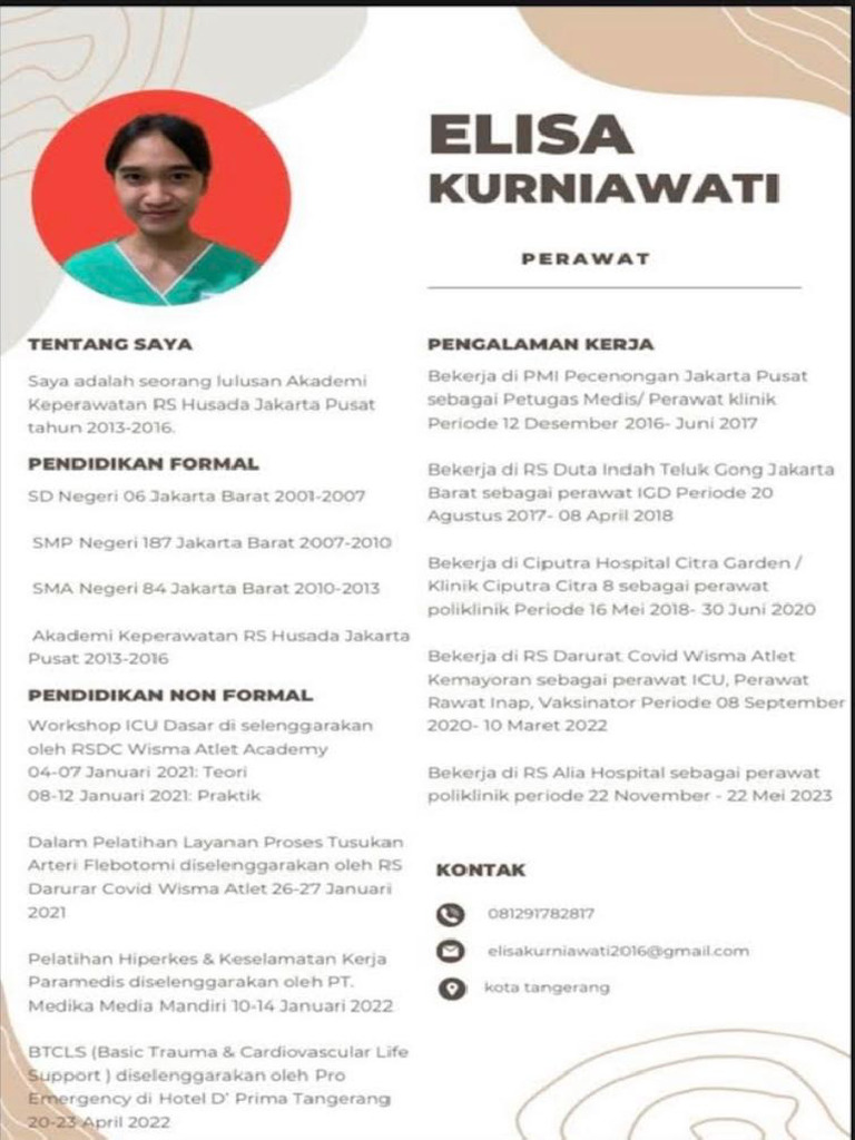 CV + Trans Nilai - 1 | PDF