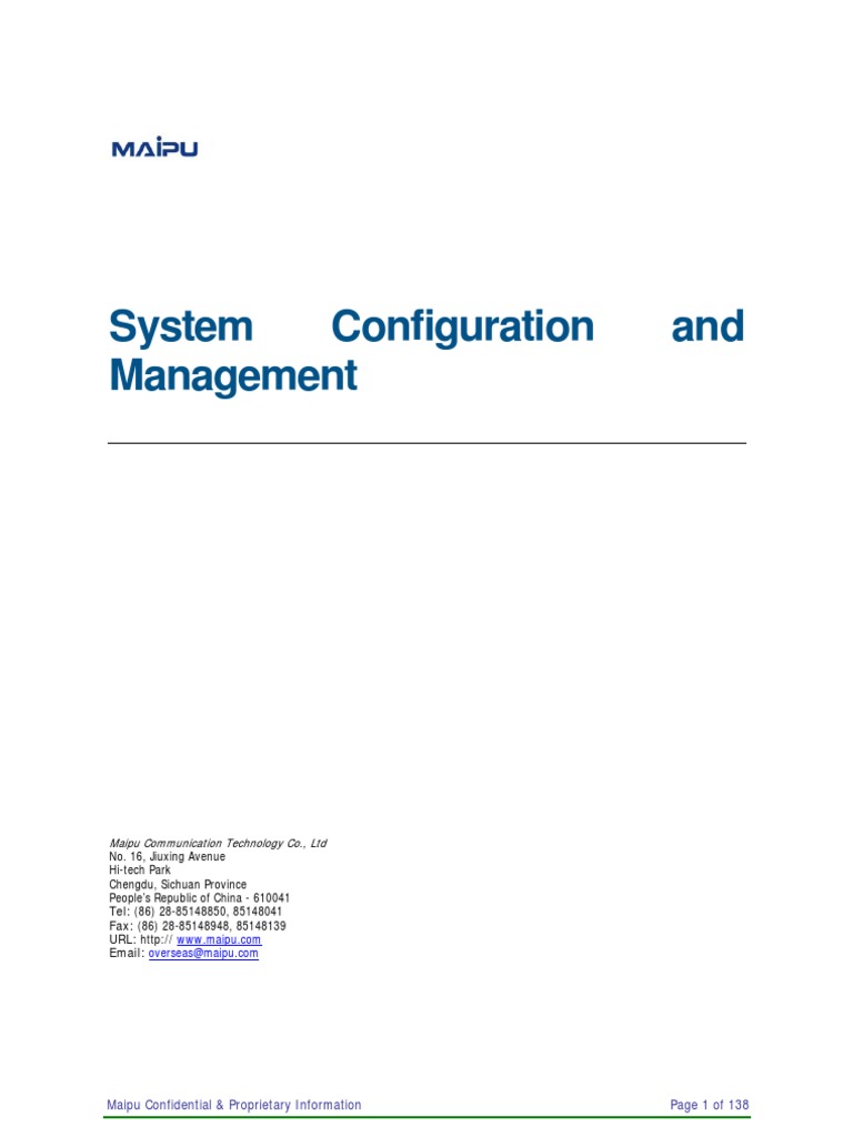System Configuration and Management | PDF | File System | Computer File