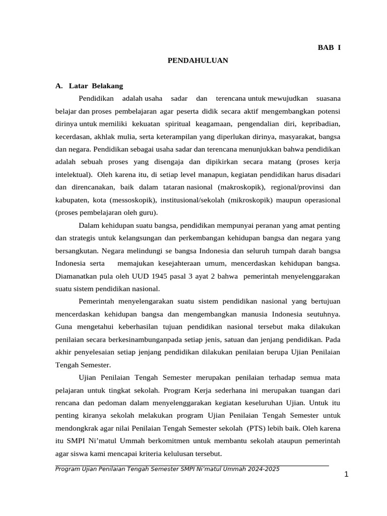 Proposal PTS | PDF | Career & Growth