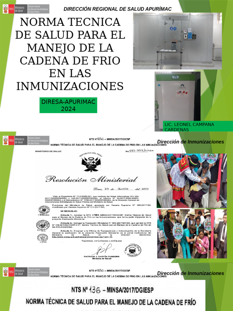 CADENA DE FRIO 2023 DIRESA Ultimo 2024 | PDF