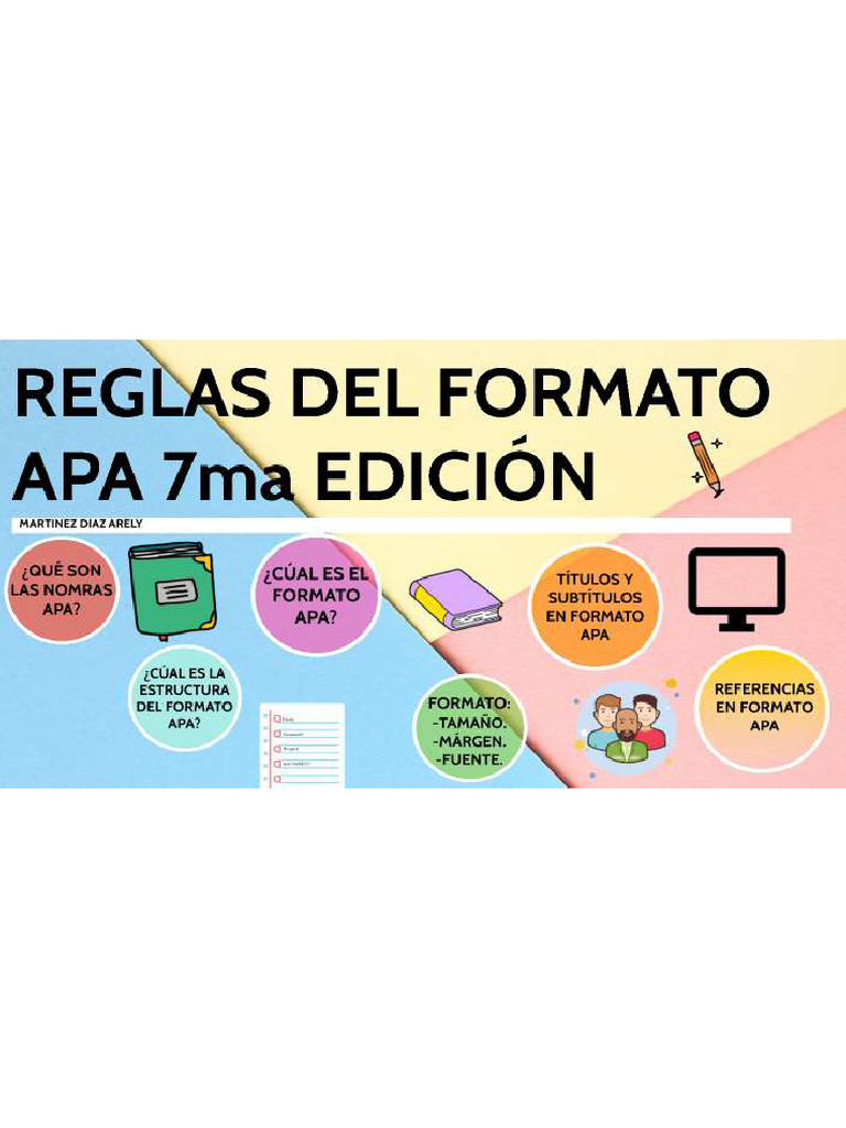 Reglas Formato Apa 7 Edicion | PDF
