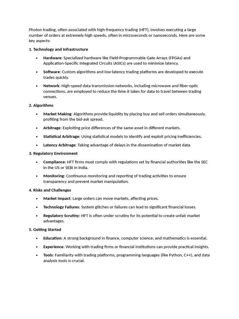 Photon trading | PDF