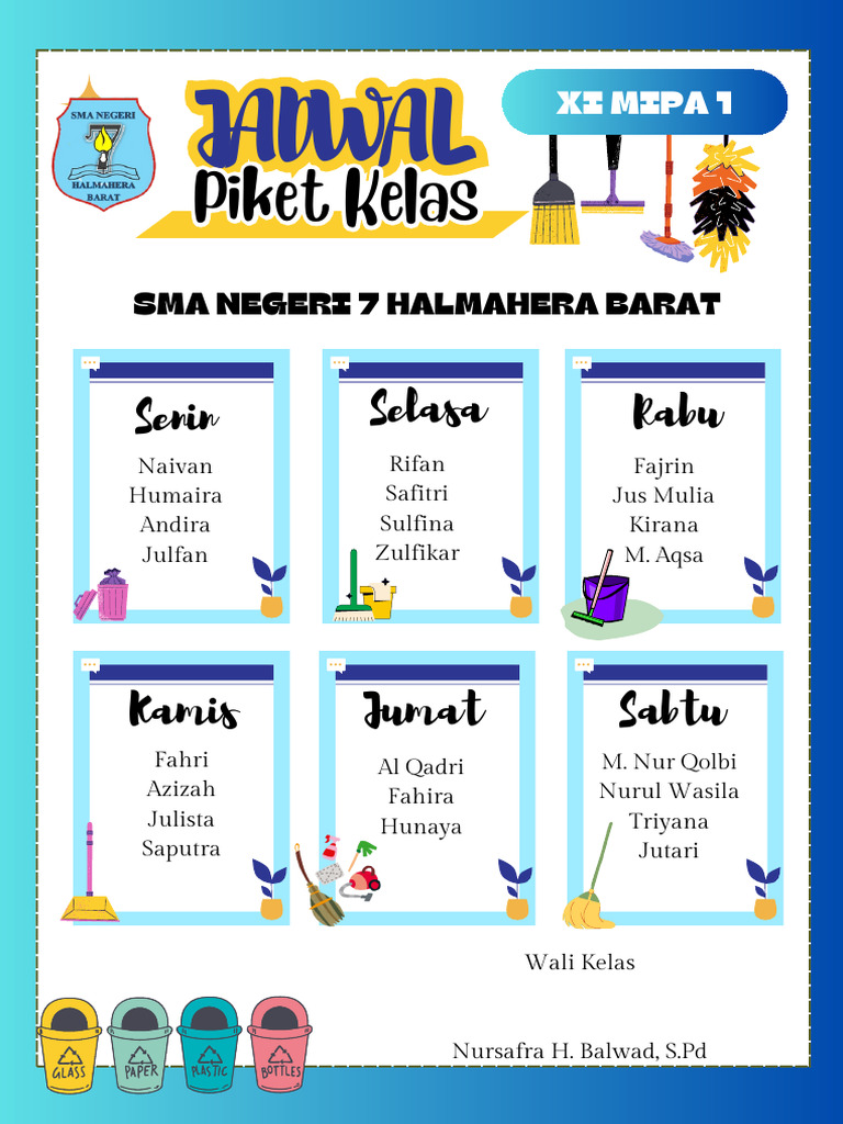 Hijau Kuning Ilustrasi Kreatif Jadwal Piket A4 Dokumen_20240917_131115_0000 | PDF