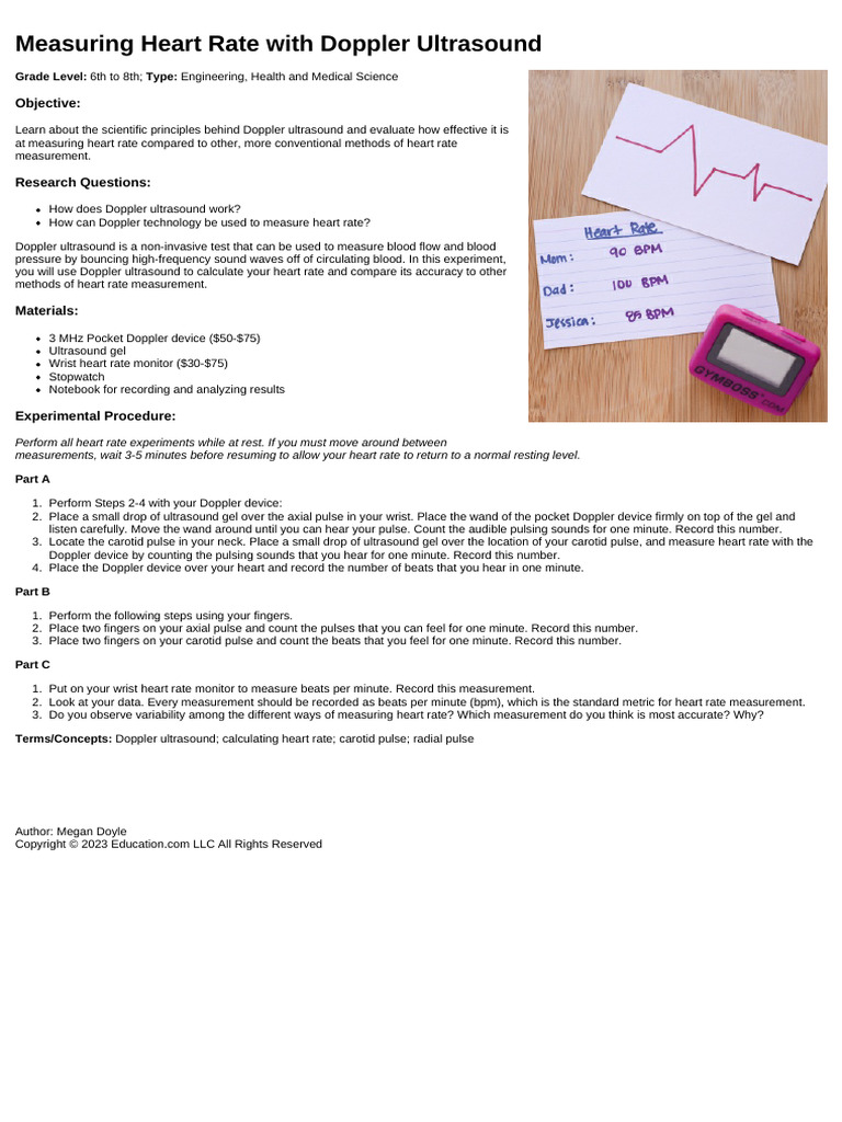 heart-rate-doppler-ultrasound | PDF