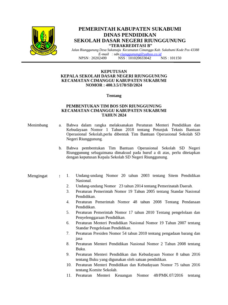 SK TIM BOS | PDF