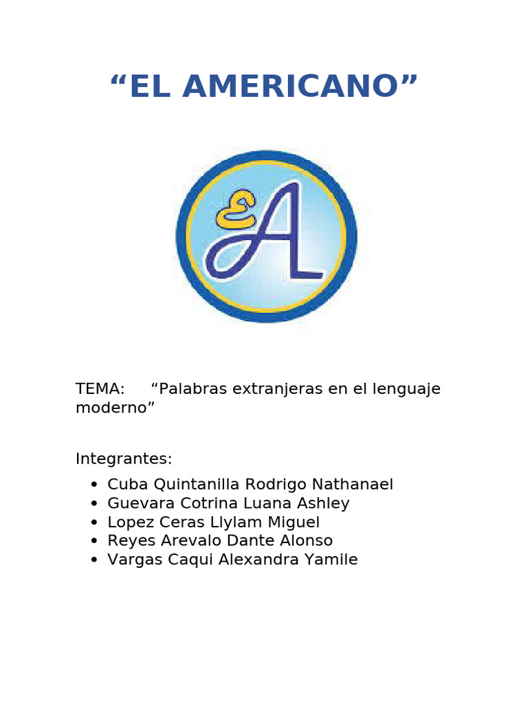 El Americano | PDF