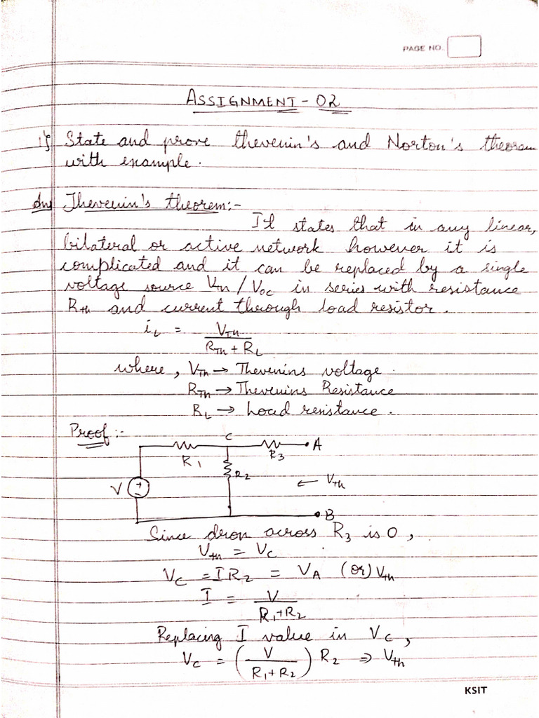 Network Theory Assignment | PDF
