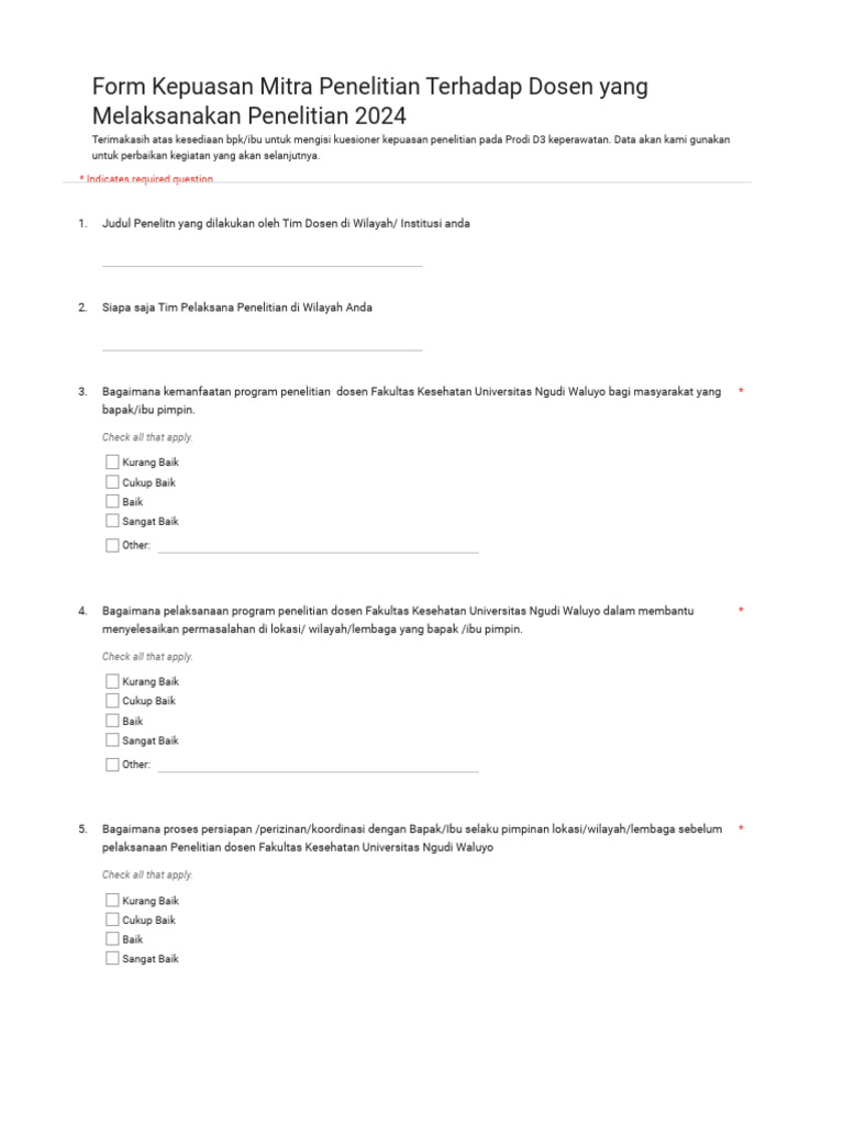Kues Kepuasan Penelitian | PDF