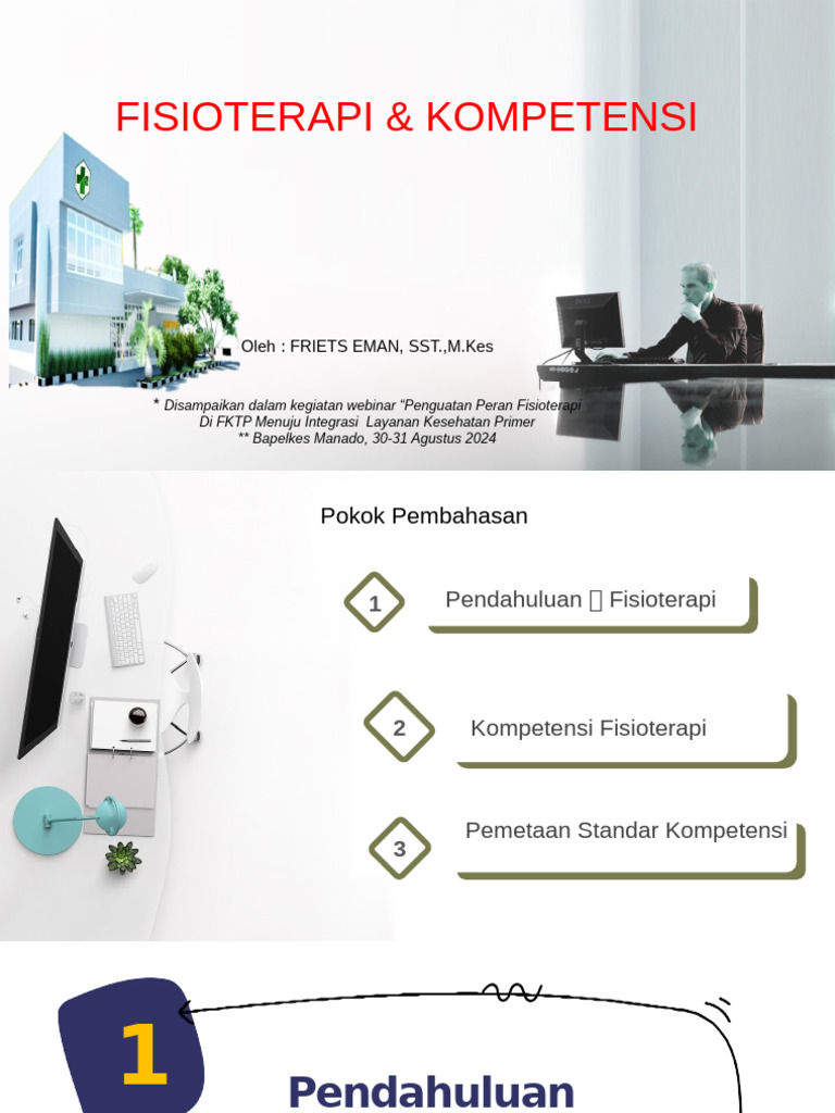 01 Fisioterapi Dan Kompetensi | PDF